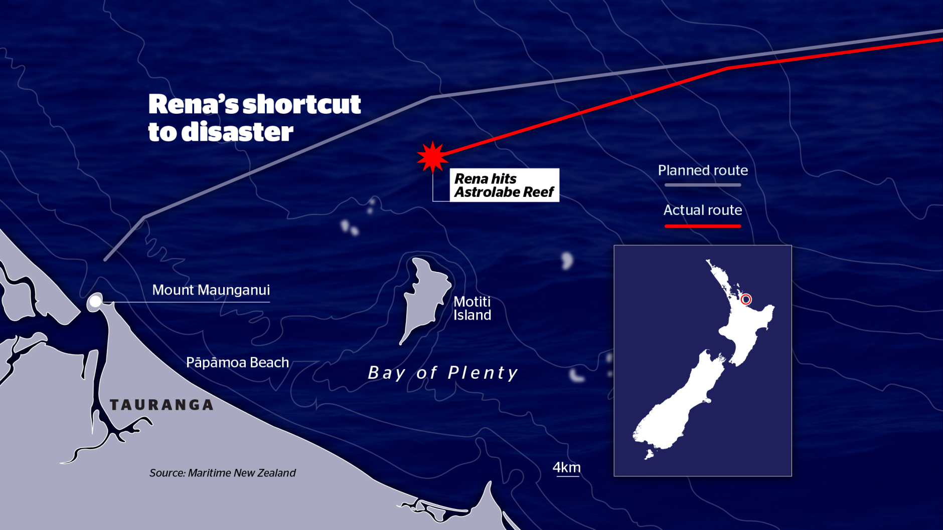 Rena: A decade after disaster