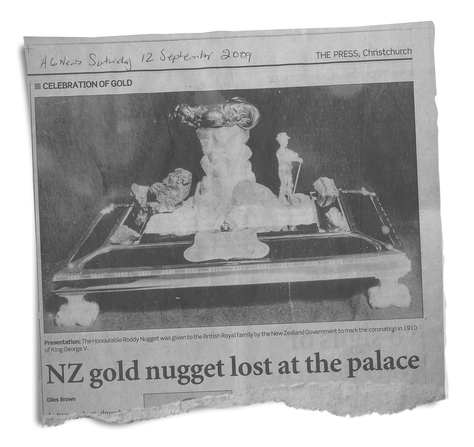 The King, the Coronation & The mystery of NZ's missing gold.