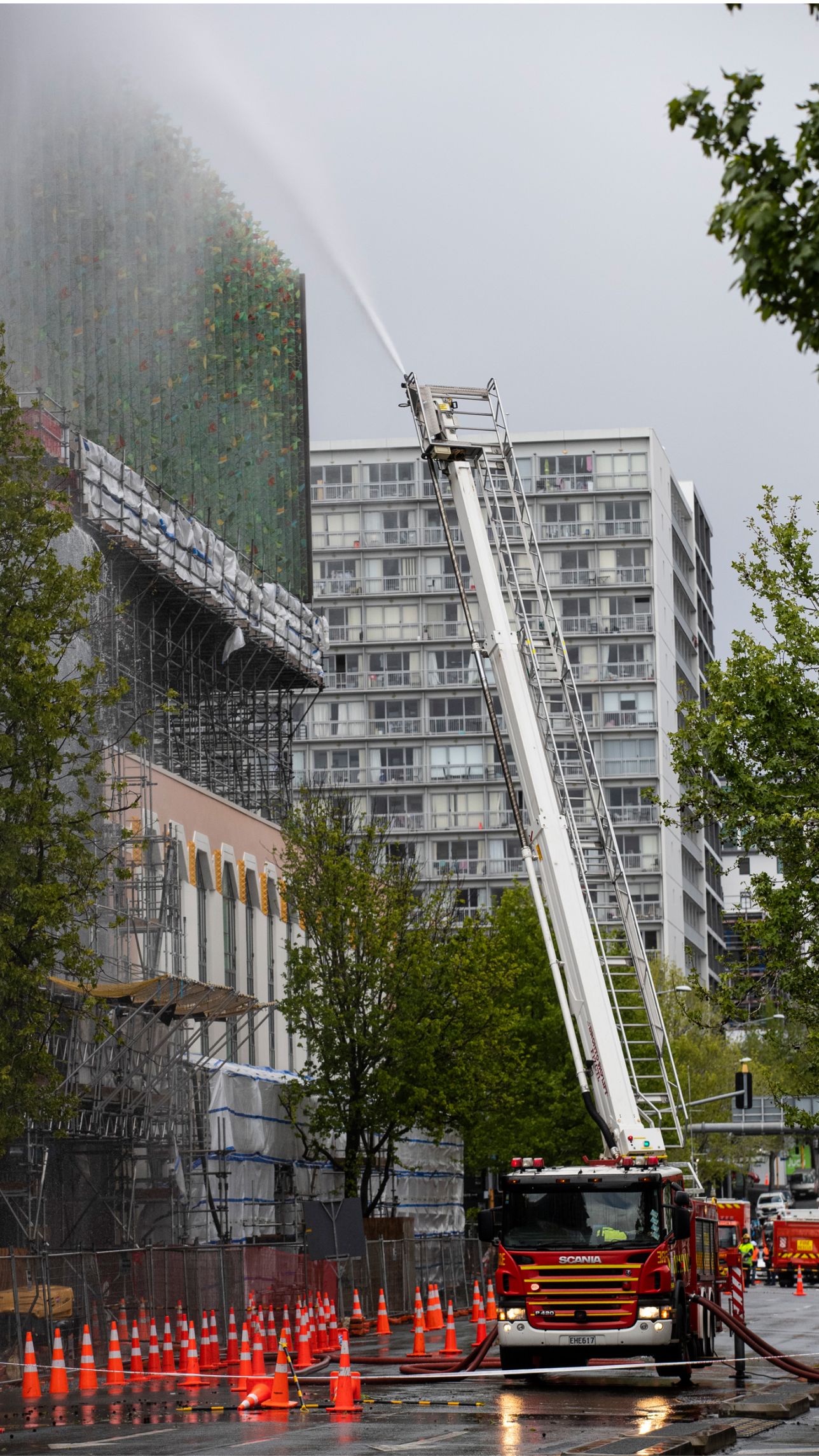New Zealand International Convention Centre fire