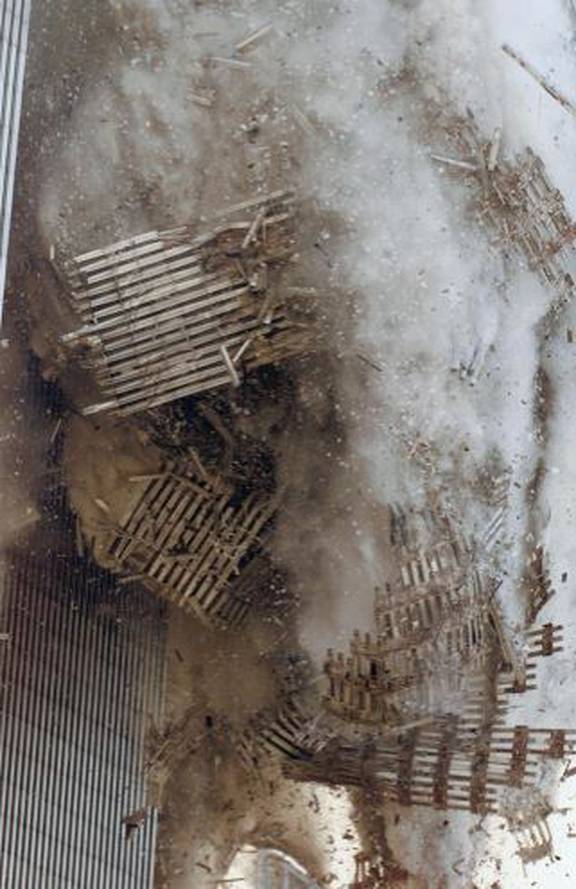 911 Falling Man Impact