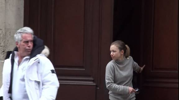 Prince Andrew Pictured Inside Paedophile Jeffrey Epsteins Mansion Two