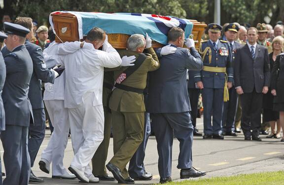 Flight Sergeant Andrew Forster farewelled - NZ Herald