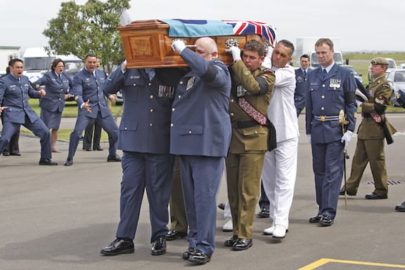 Flight Sergeant Andrew Forster farewelled - NZ Herald