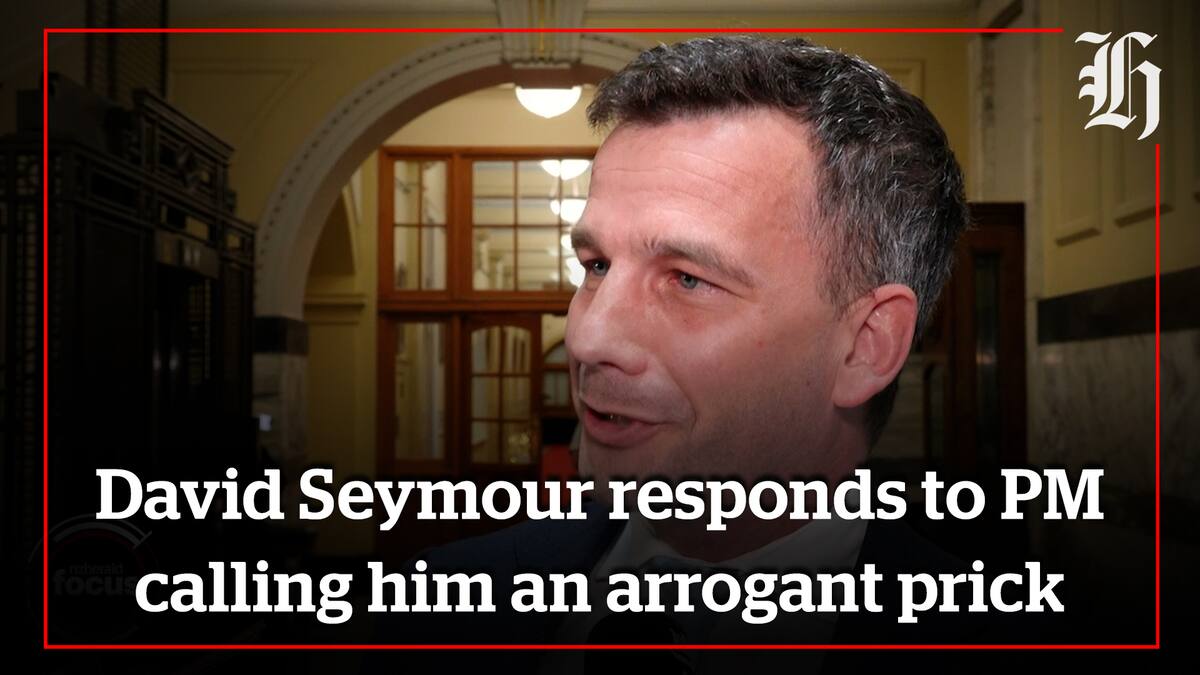 David Seymour responds to PM calling him an arrogant little prick - NZ ... David Seymour responds to PM calling him an arrogant little prick - NZ ...