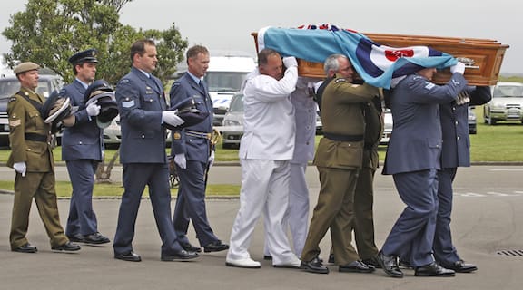 Flight Sergeant Andrew Forster farewelled - NZ Herald