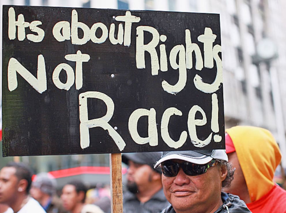 Auckland Super City hikoi protest - NZ Herald