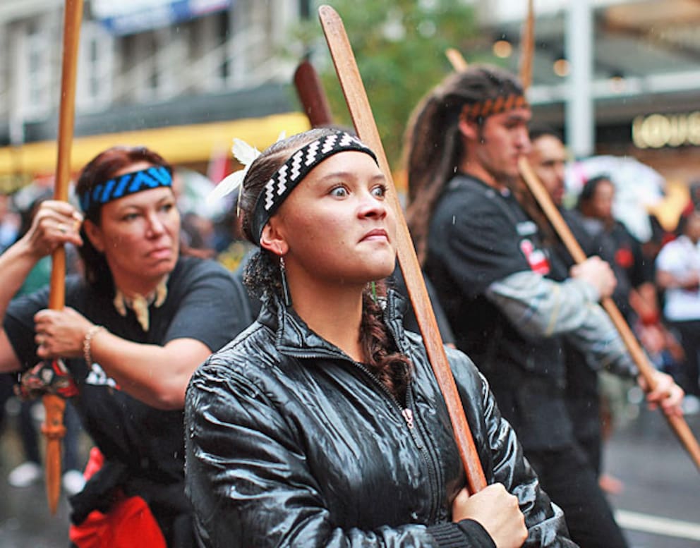 Auckland Super City hikoi protest - NZ Herald